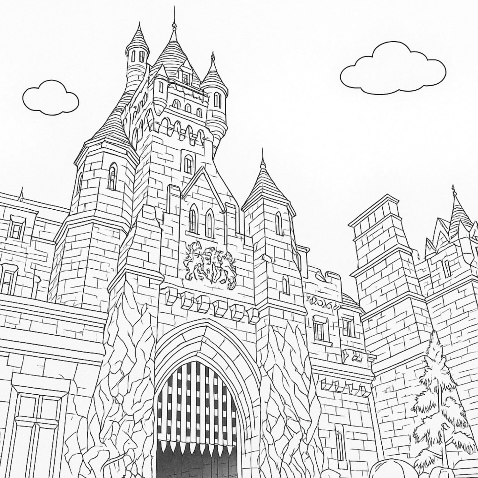 Epic Universal Orlando Coloring Pages - Free & Printable | GirlBall22