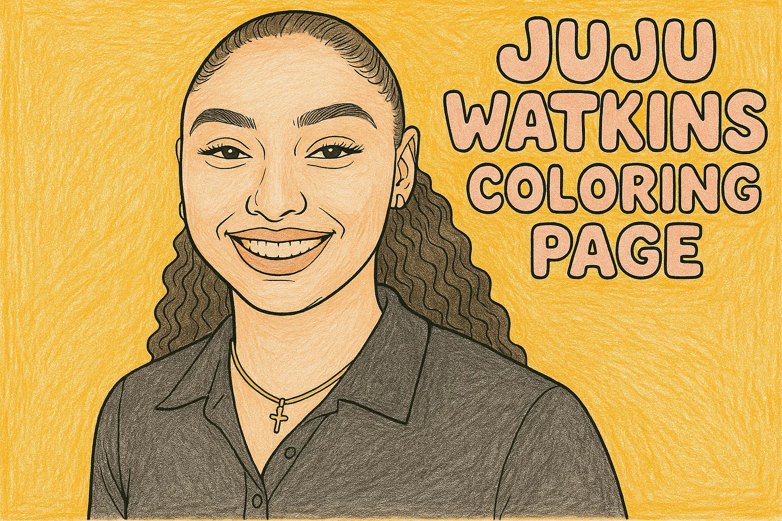 Juju Watkins Coloring Page